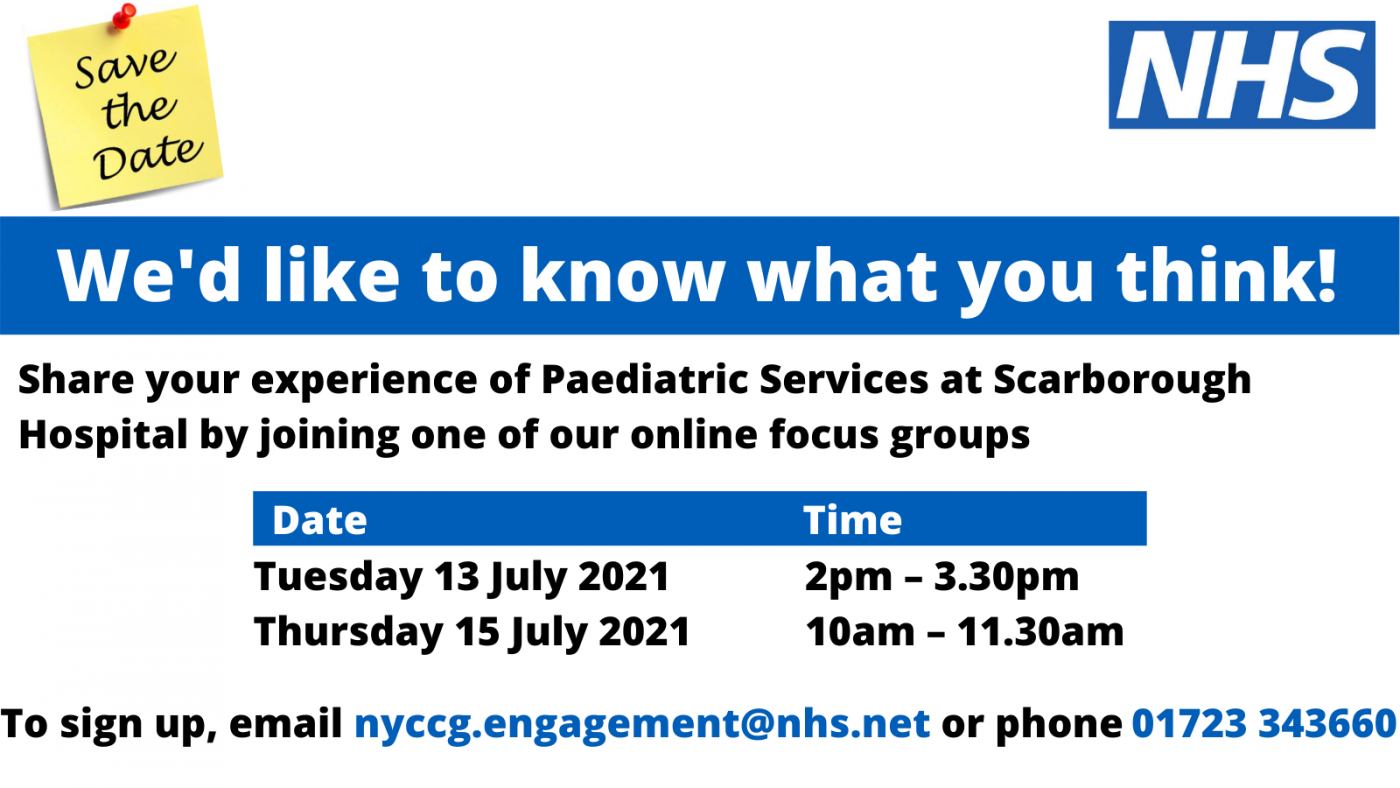 Paediatrics - NHS North Yorkshire CCG