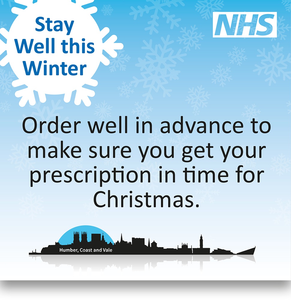 Christmas repeat prescriptions - NHS North Yorkshire CCG