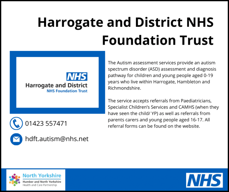 Children and Young People's Autism Services - NHS North Yorkshire CCG